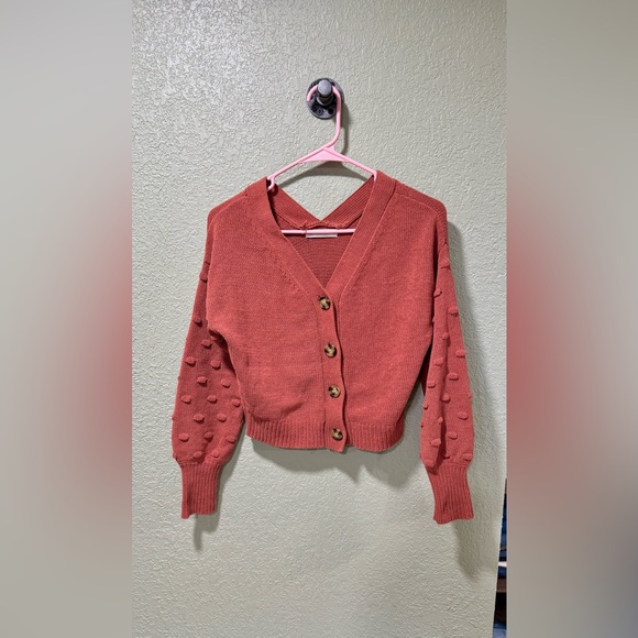 moon & madison | Sweaters | Moon Madison Textured Buttonup Cardigan In ...